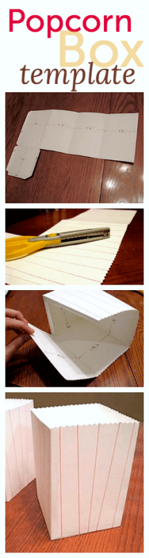 DIY Popcorn Boxes