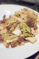 Cabbage + Beef + Seasonings = Crack Slaw