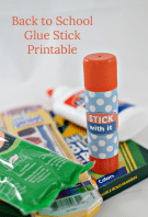Back to School Printable: Stick With It!