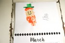 Handprint Calendar for Preschoolers