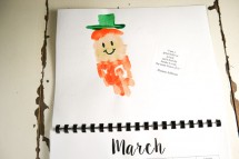 Handprint Calendar for Preschoolers