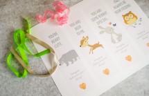 Sweet Woodland Printable Valentines