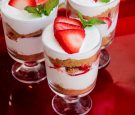Graham Cracker and Strawberry Parfaits